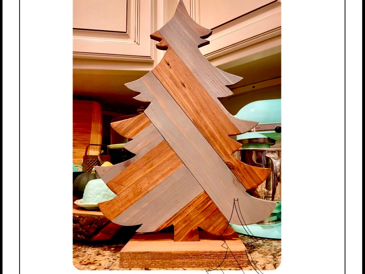 One Picket Tree Build Plans and Template, One Picket Christmas Tree ... One Picket Tree Build Plans and Template, One Picket Christmas Tree ...