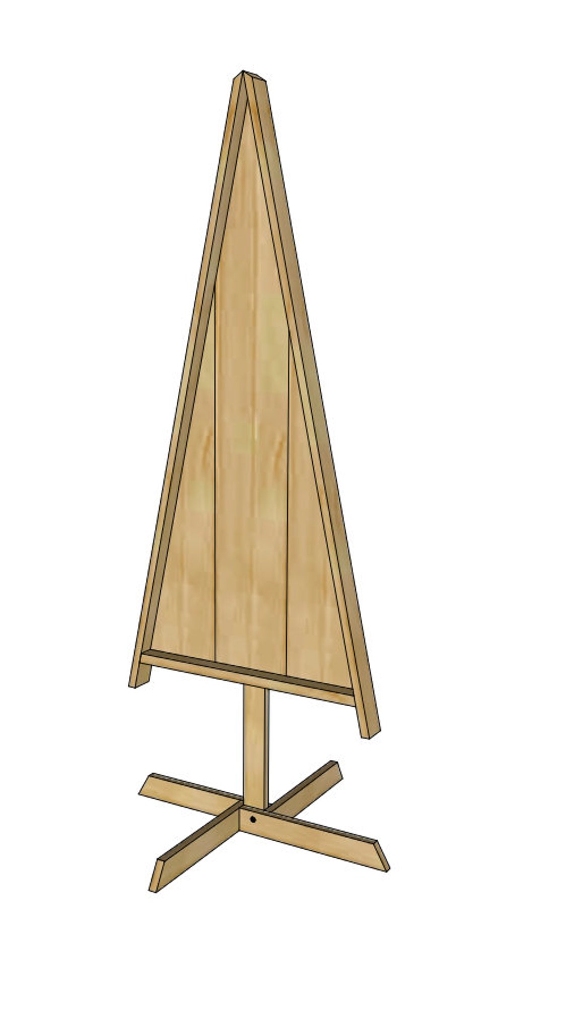 The Vertical Picket Tree Plan Combo, Small and Tall Vertical Tree Plan ...