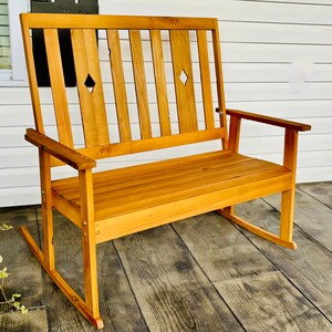 Classic Double Rocker Plans, Porch Rocker Plans, Double Seat Rocker ...