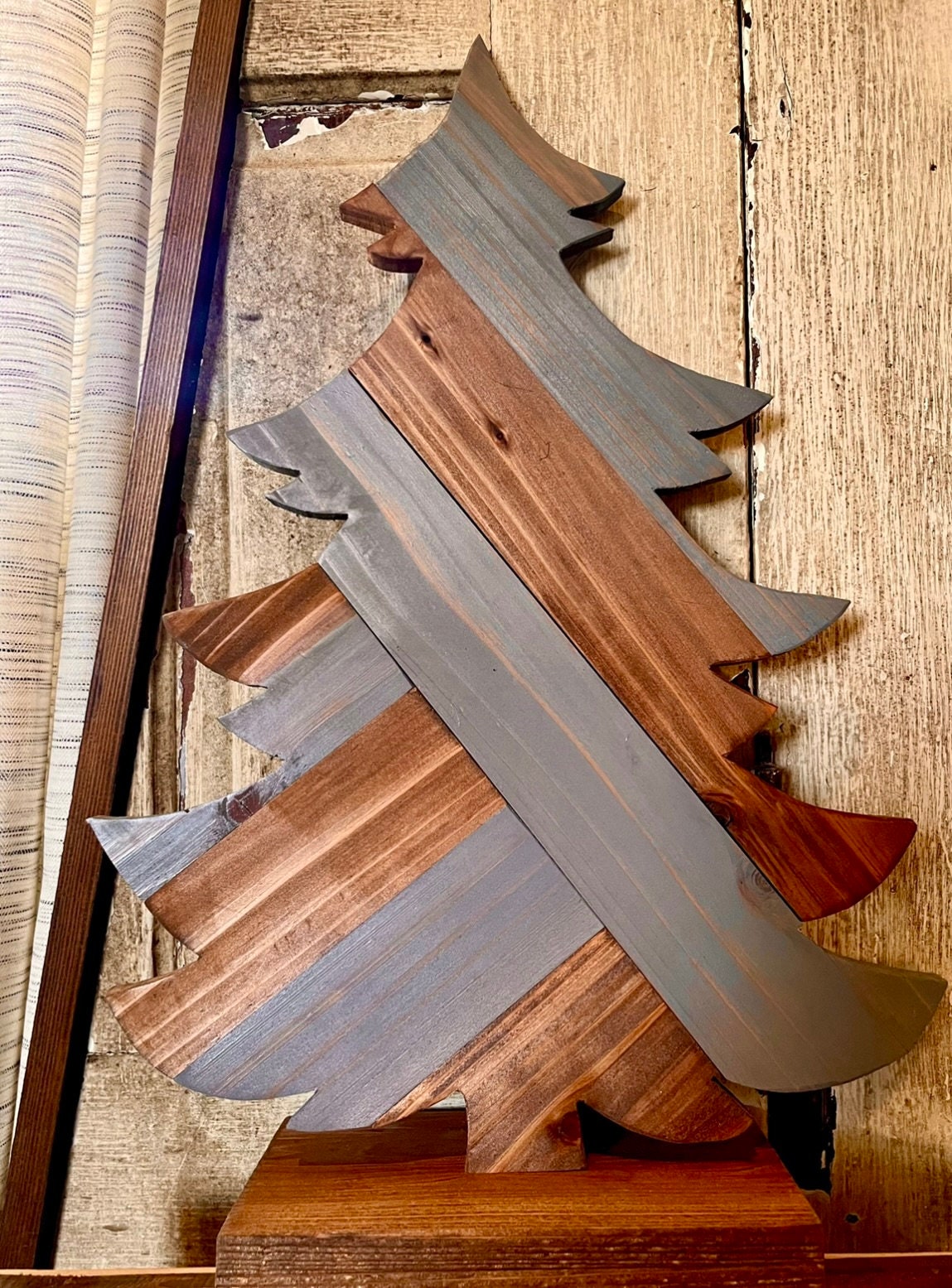 One Picket Tree Build Plans and Template, One Picket Christmas Tree ...