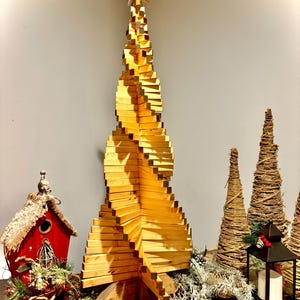 Double Spiral Tree Plans, Spiral Christmas Tree Plans, Double Spiral ...