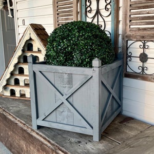 XL Farmhouse Shrub/bush/tree Planter Plans, Large Shrub Planter Plans ...