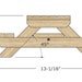 Condiment Picnic Table Plans, Camping Decoration Plans, Picnic Table ...