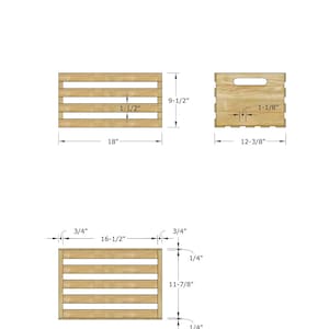 Build Plans for 2 Styles of Crates: 2 Crates From One 2x4 AND the Solid ...