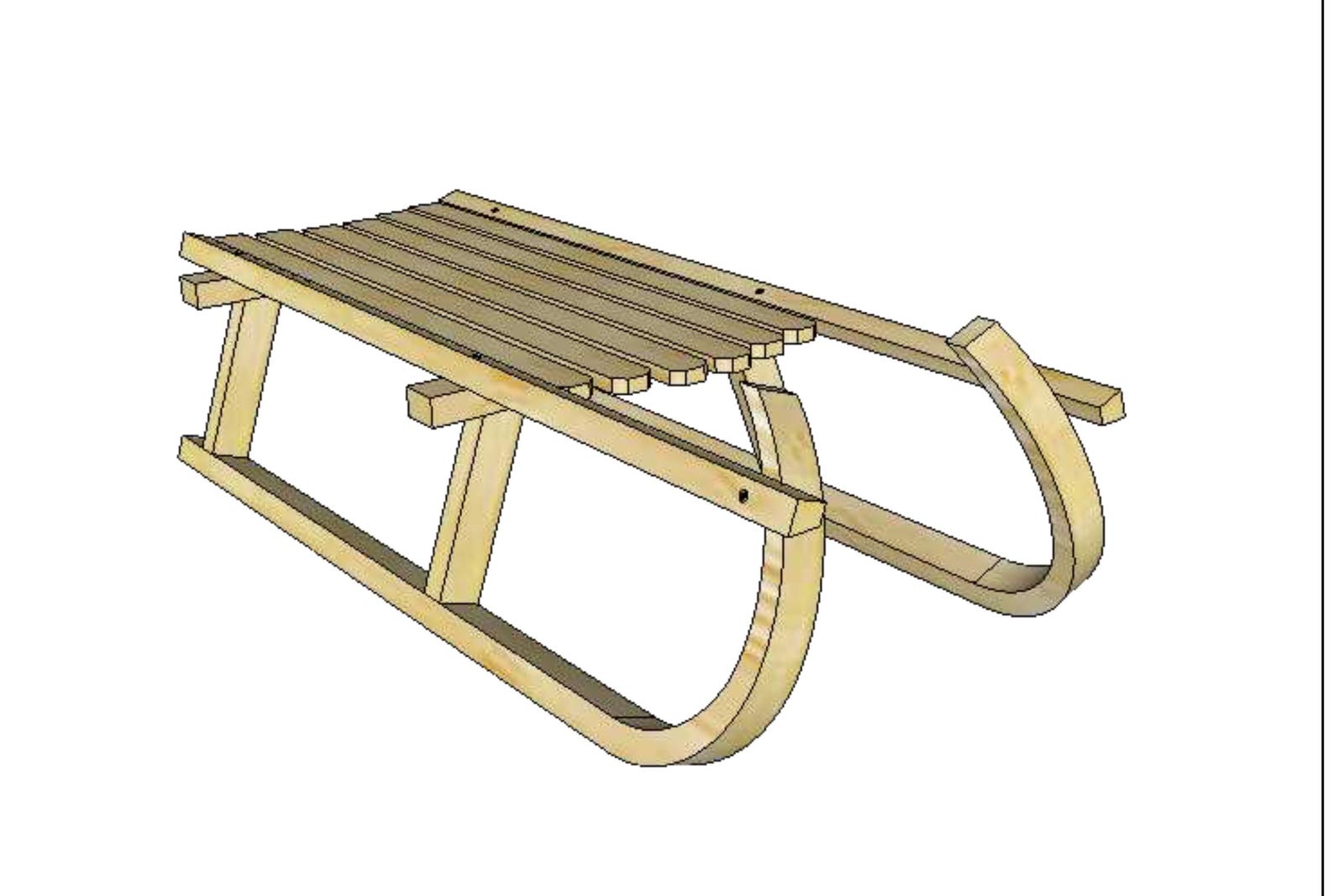 One Board Decor Vintage Sled Plans, Decoration Vintage Sled Plans ...