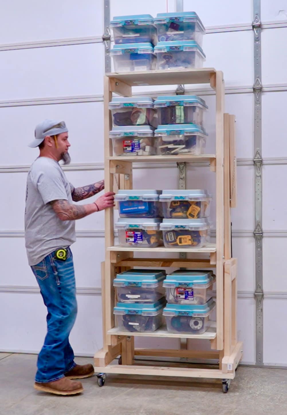 Transforming Shelf /Workbench Plans, Convertible Table/Shelf Build ...