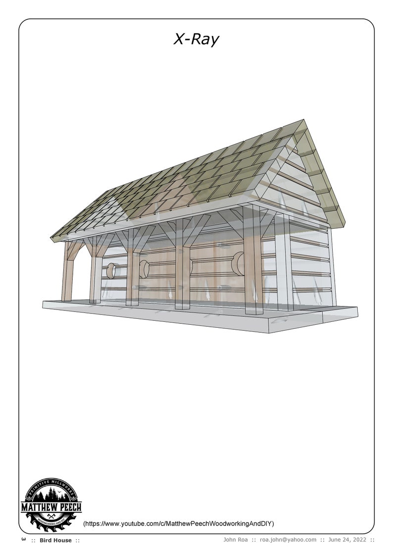 4 Picket Martin Box and Victorian Birdhouse Combo Plans - Etsy