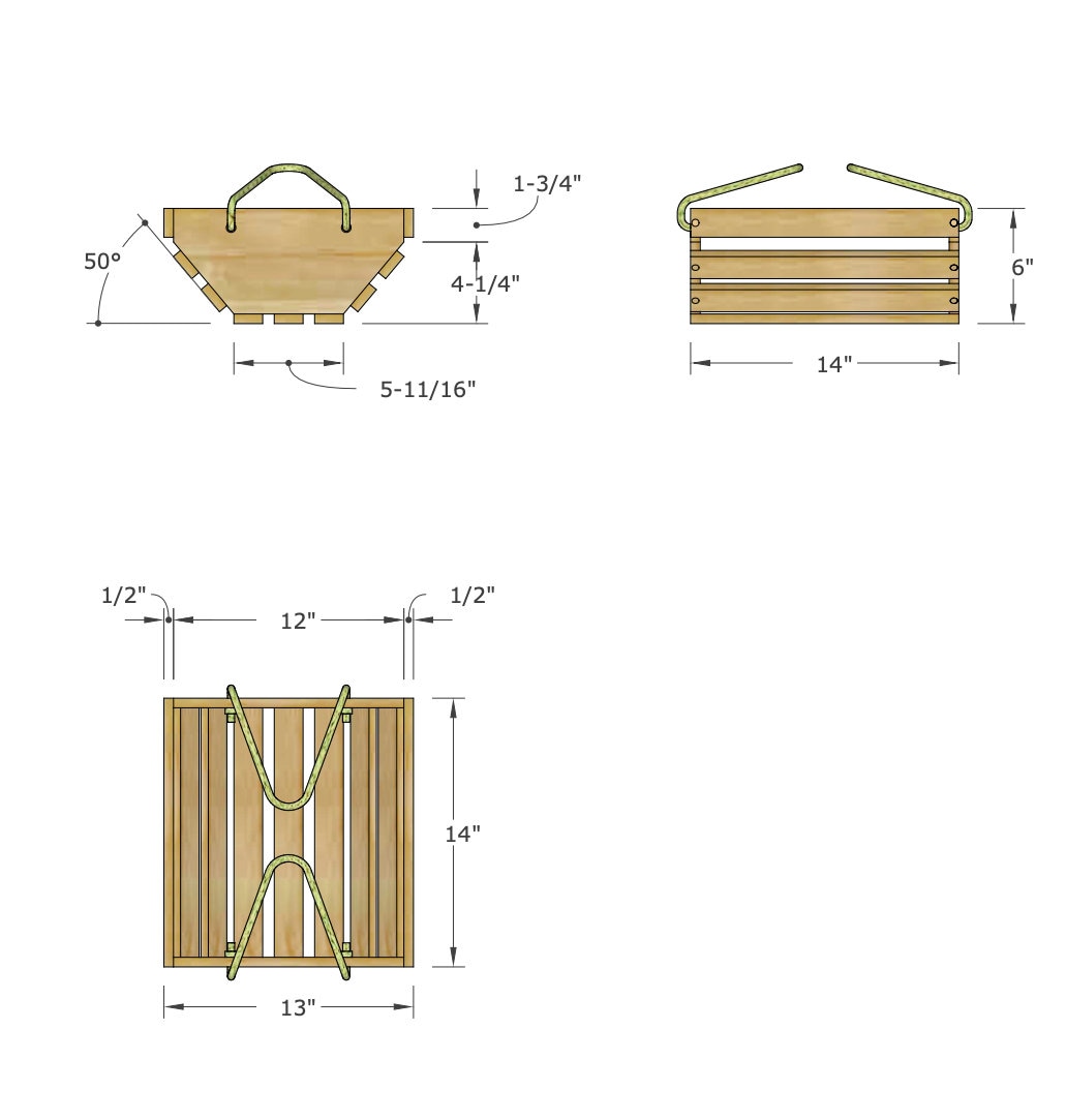One Picket Garden / Flower Basket Plan — Matthew Peech Woodworking