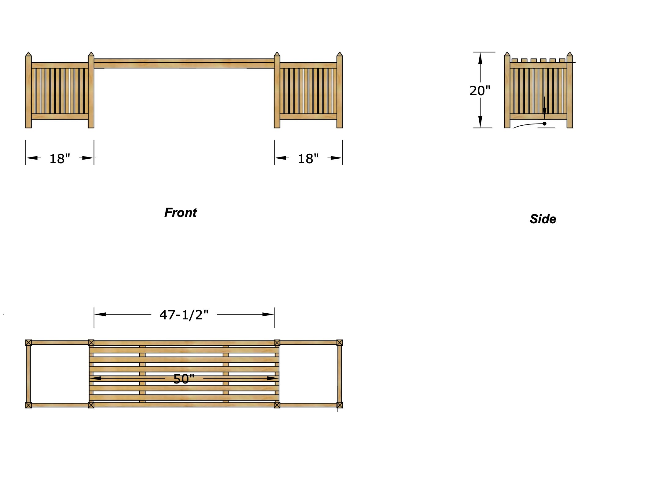 Bench Planter Plan — Matthew Peech Woodworking