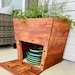 Hidden Storage Planter Plans, Hidden Compartment Planter Plans, DIY ...