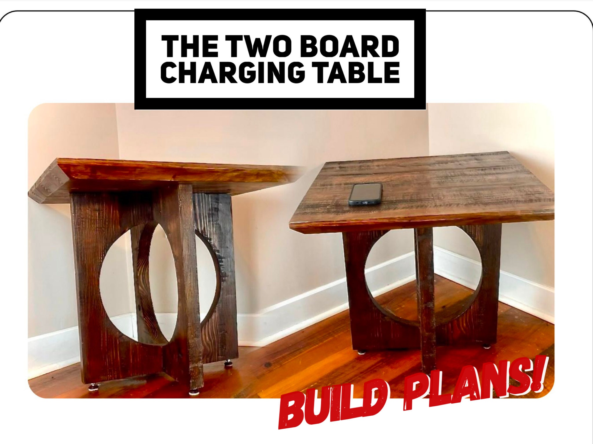 Two Board Table With Optional Wireless Charger Plan — Matthew Peech ...