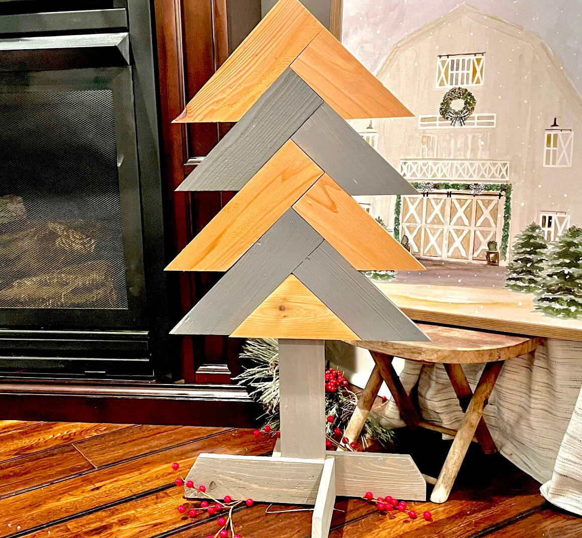 One Picket Decorative Christmas Tree Plan — Matthew Peech Woodworking