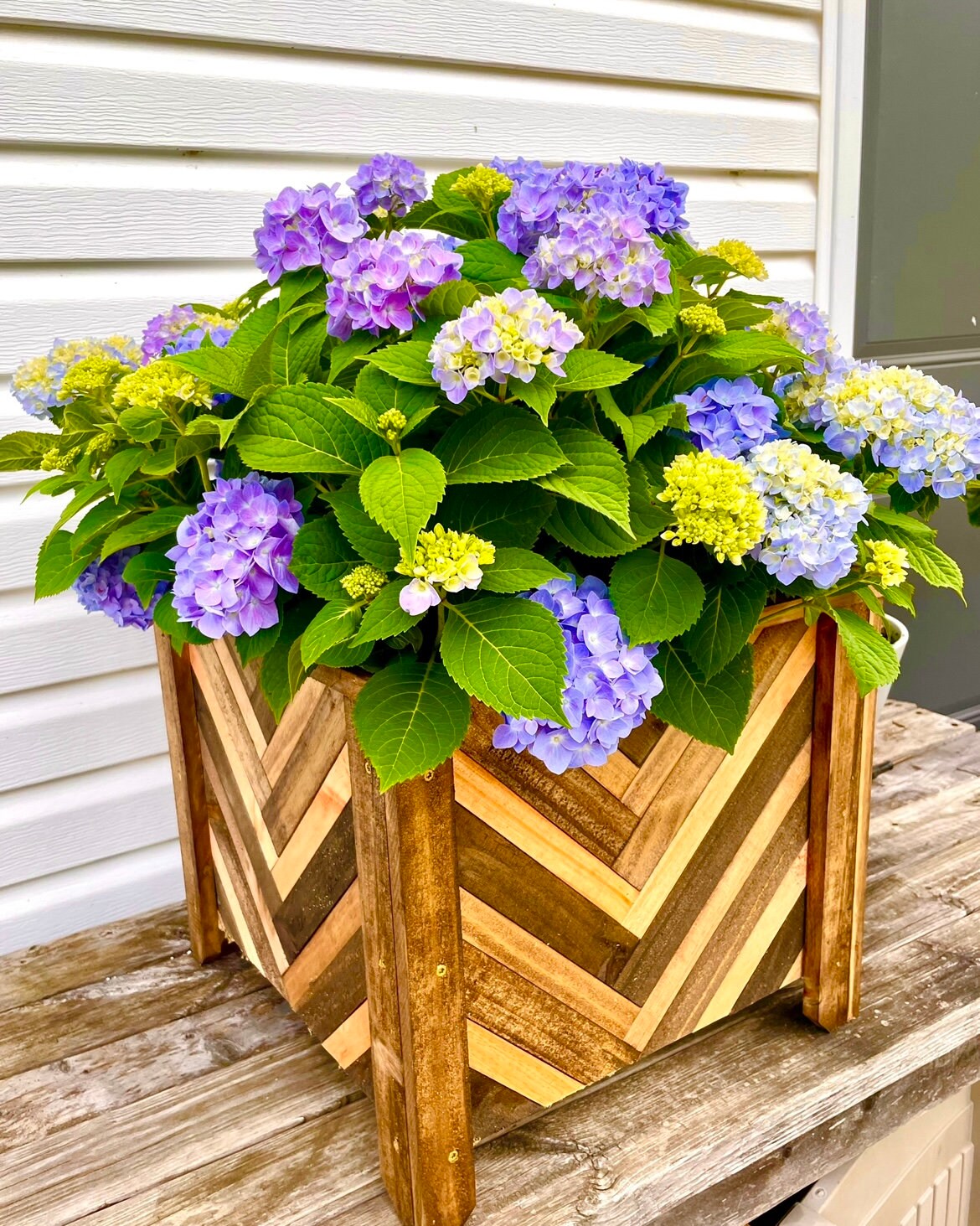 Herringbone Picket Planter Plans Fence Picket Planter Plans - Etsy