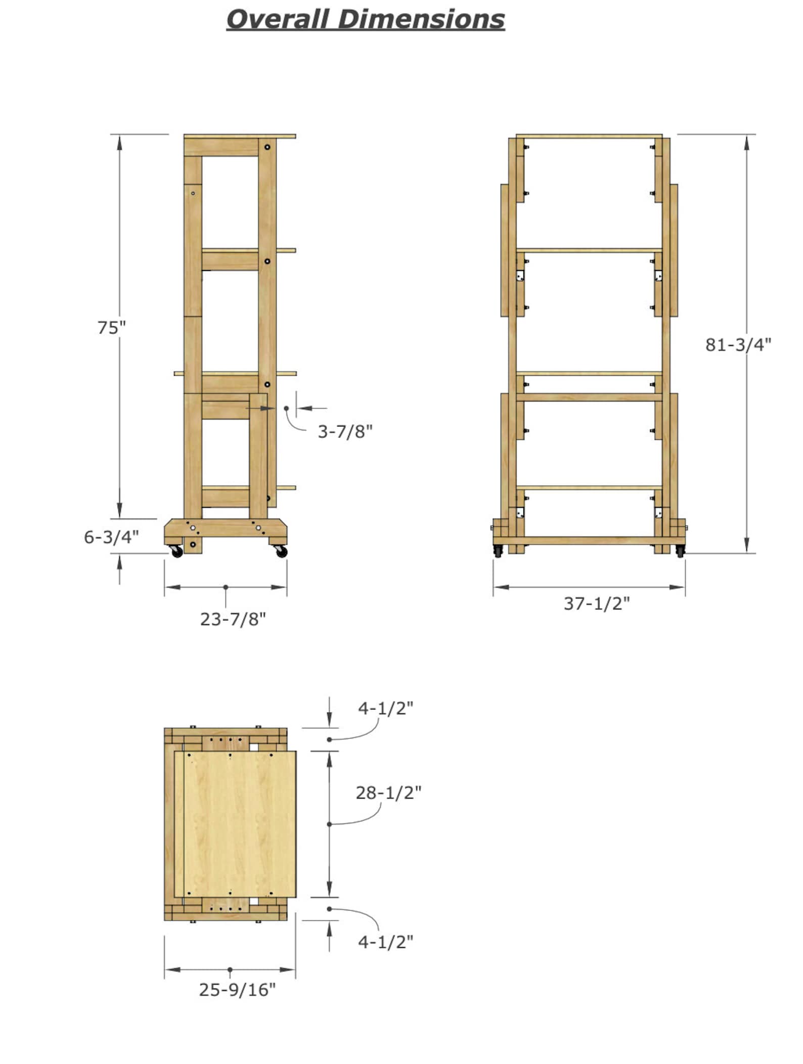Transforming Shelf /workbench Plans, Convertible Table/shelf Build ...