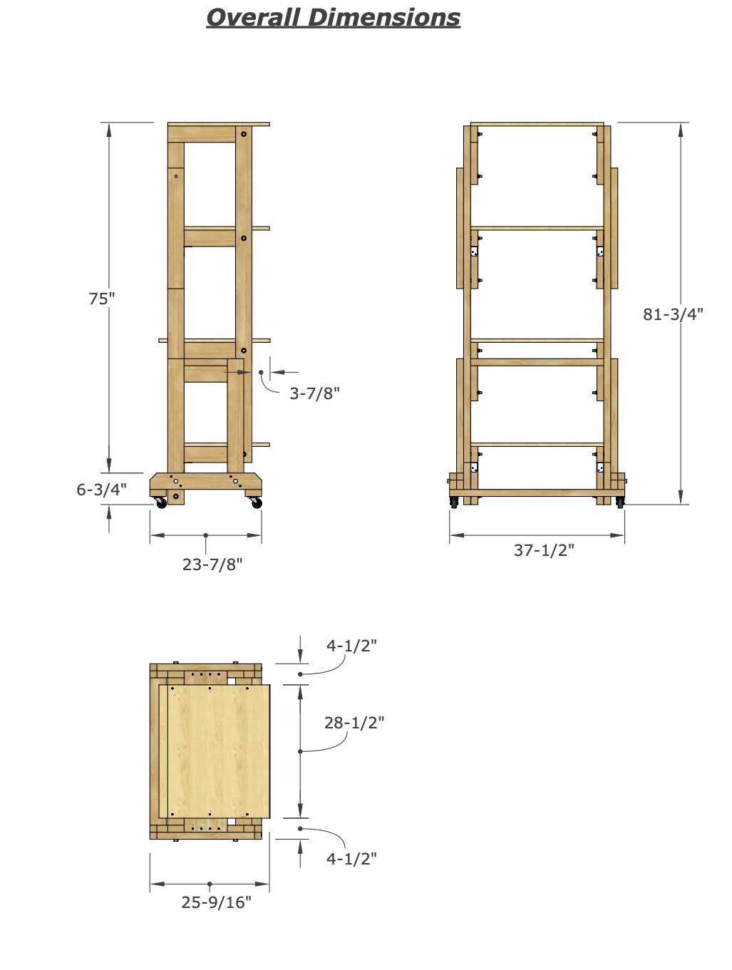 Transforming Shelf /Workbench Plans, Convertible Table/Shelf Build ...