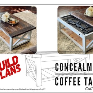 All 4 Concealment Plans! Plan Bundle / Concealment Mantle Plans ...