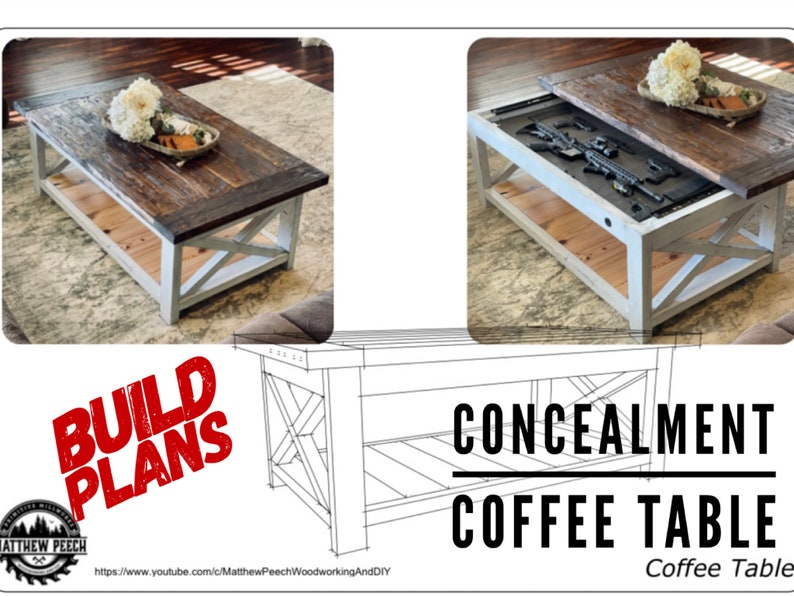 All 4 Concealment Plans! Plan Bundle / Concealment Mantle Plans ...