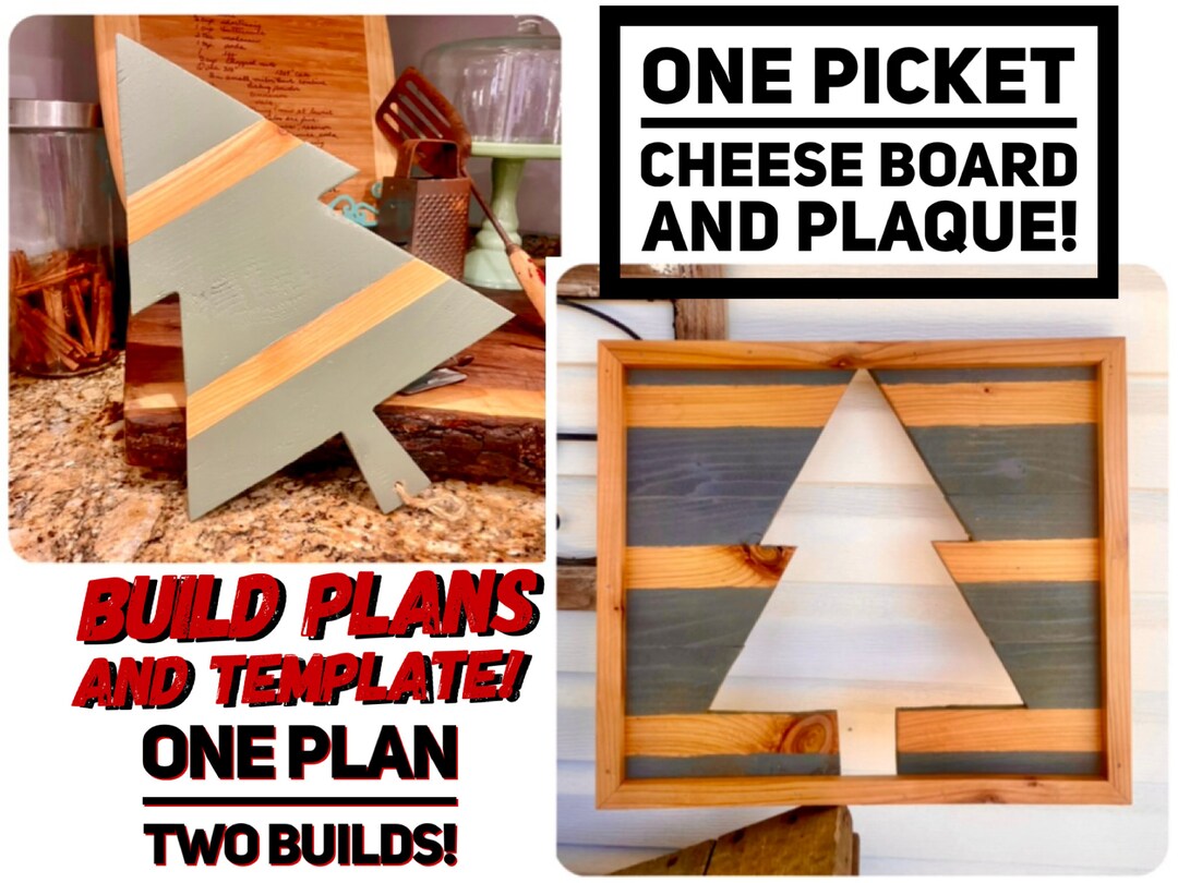 One Picket Cheese Board and Plaque: Two Builds, One Plan. Builds Plans ...