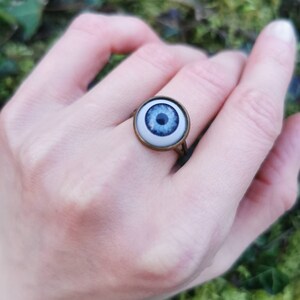 Doll Eye Ring, Eye Ring, Protective Talisman, Evil Eye, Boho Ring ...