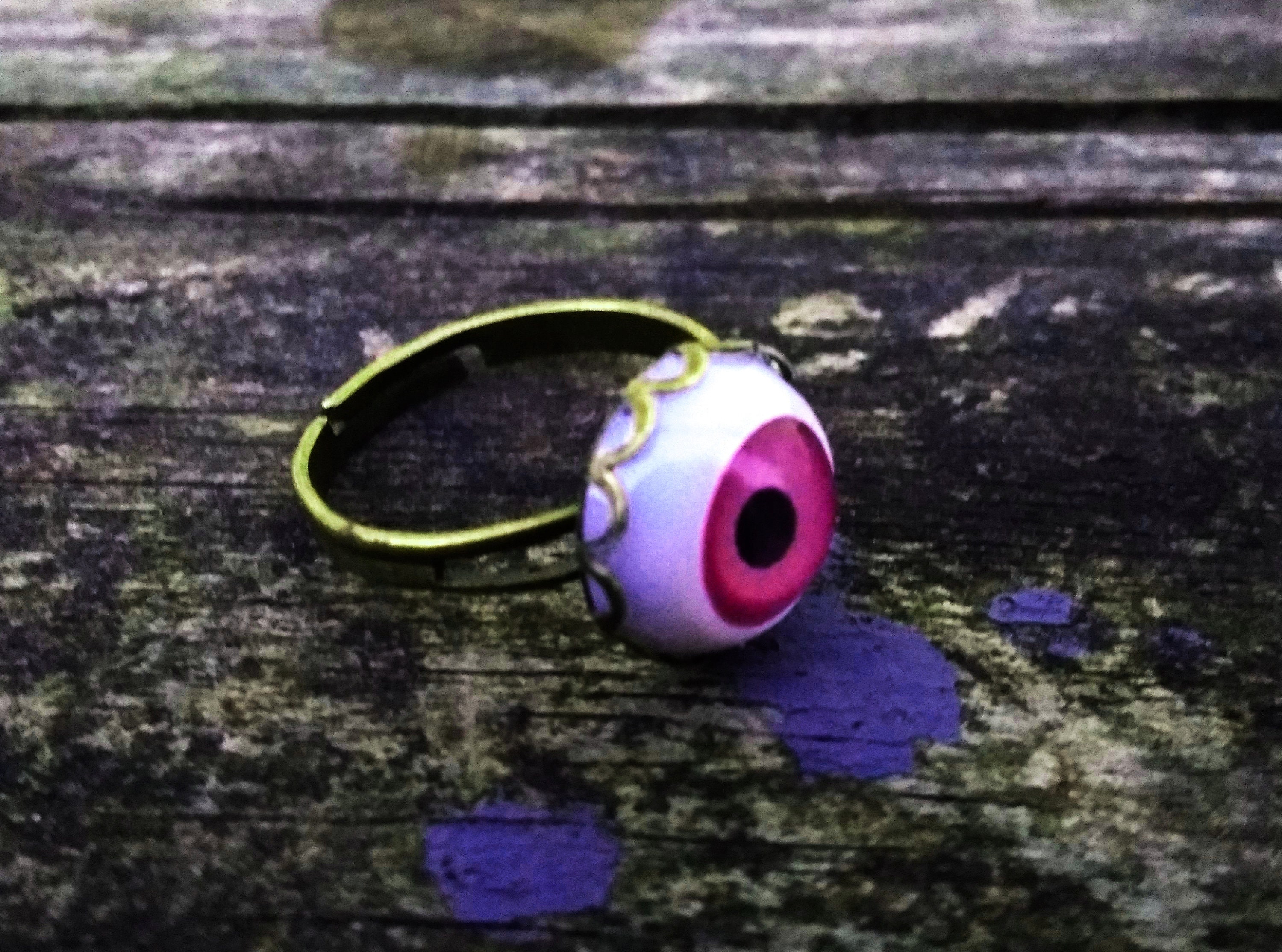 Pink Eye Ring, Eye Ring,eye Ring, Protective Talisman, Evil Eye, Boho ...