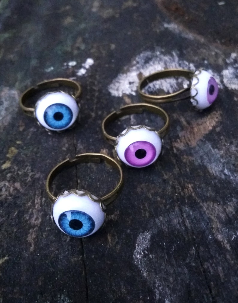 Pink Eye Ring, Eye Ring,eye Ring, Protective Talisman, Evil Eye, Boho ...