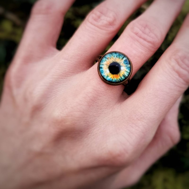 Glass Eye Ring - Etsy