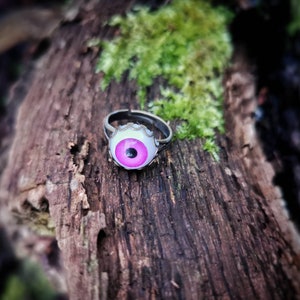 Pink Eye Ring, Eye Ring,eye Ring, Protective Talisman, Evil Eye, Boho ...