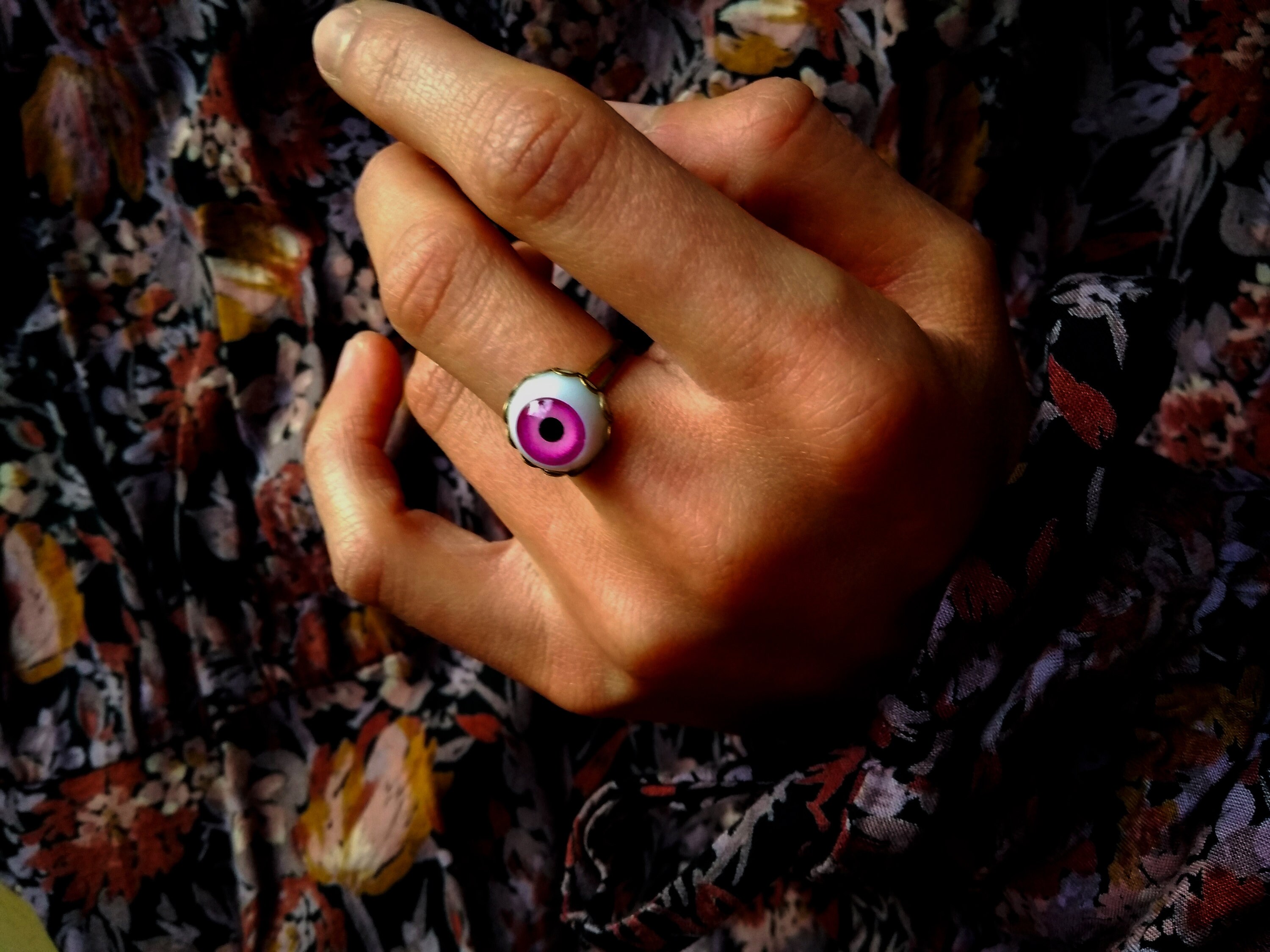 Pink Eye Ring, Eye Ring,eye Ring, Protective Talisman, Evil Eye, Boho ...