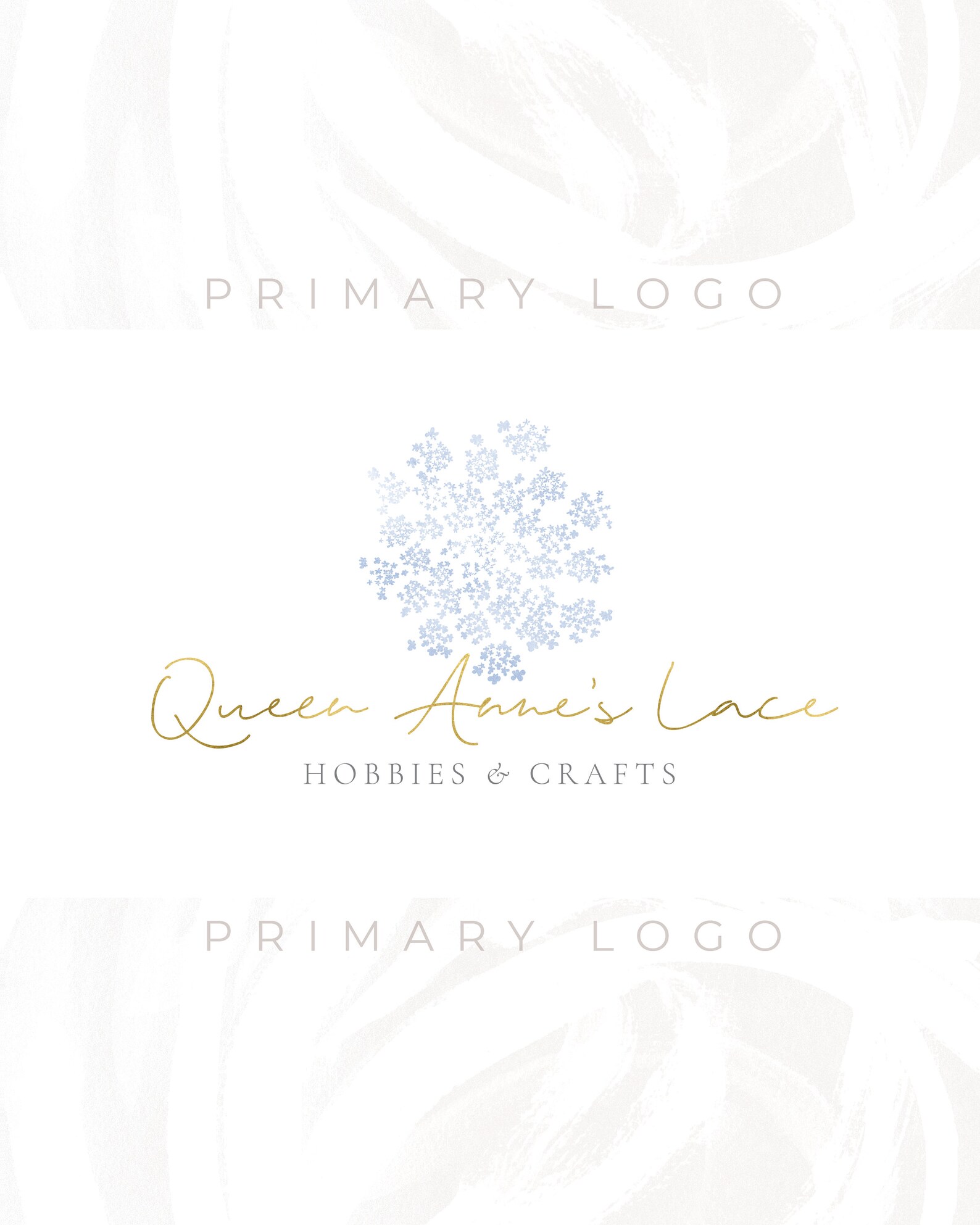 Queen Anne's Lace Logo Premade Logo Custom Logo - Etsy