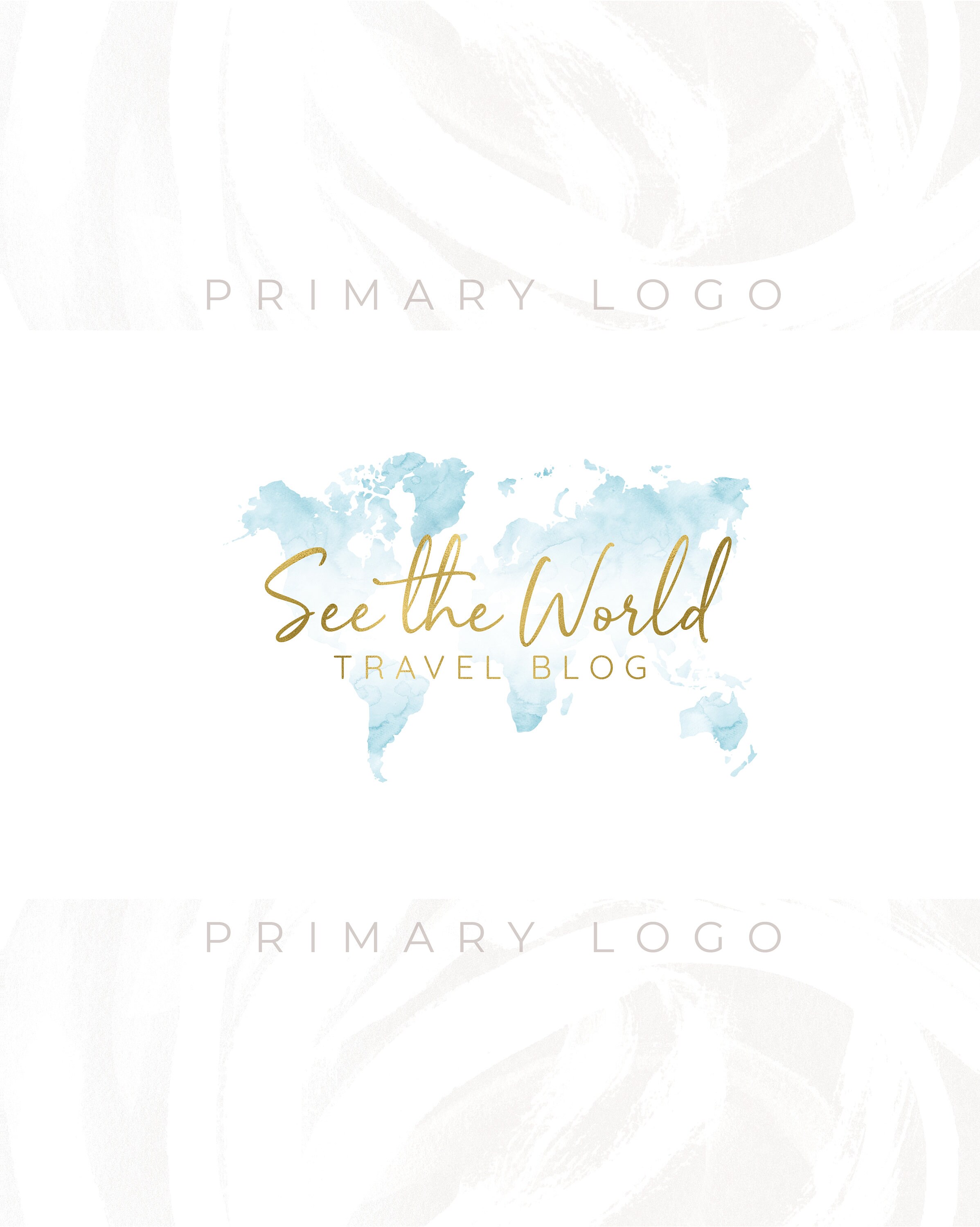 Map Logo, World Map Logo, Globe Logo, Premade Logo, Custom Logo ...