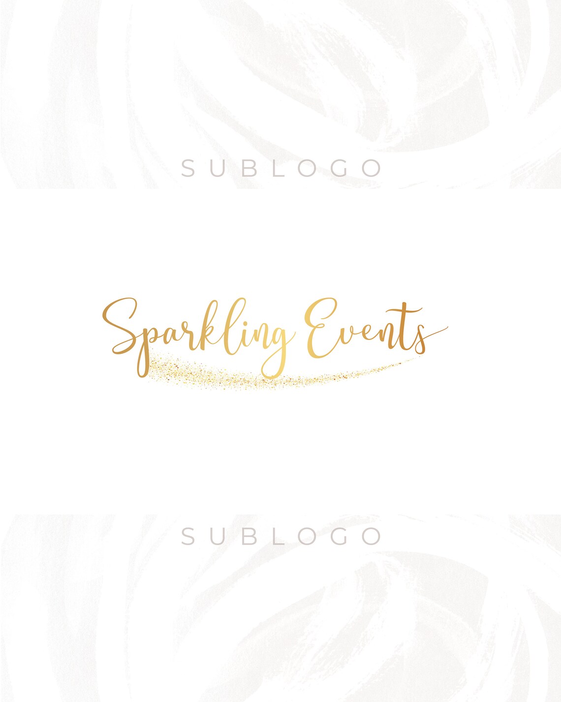 Glitter Logo, Gold Logo, Gold Glitter Logo, Premade Logo, Custom Logo ...