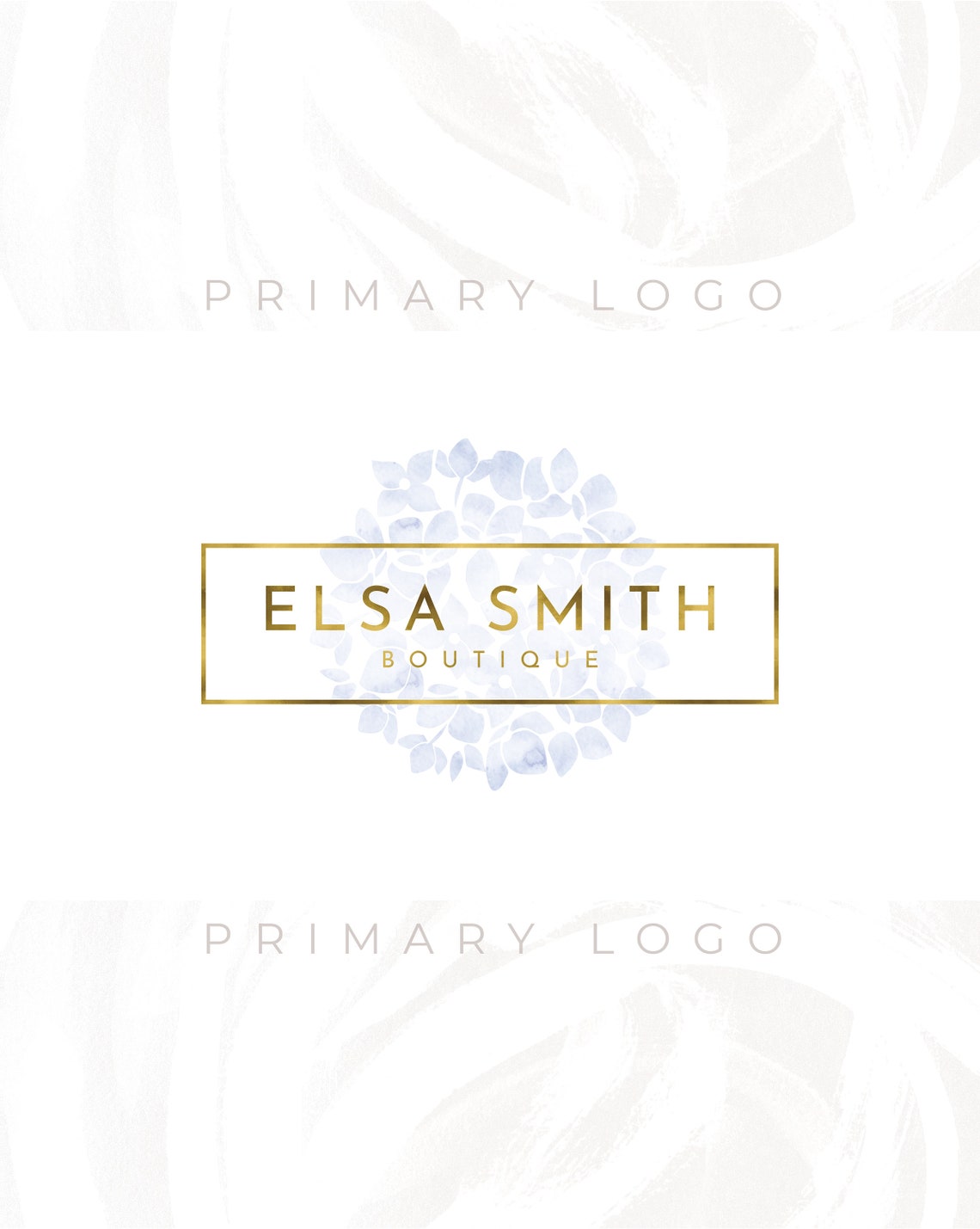 Hydrangea Logo Pink Hydrangea Logo Blue Hydrangea Logo - Etsy