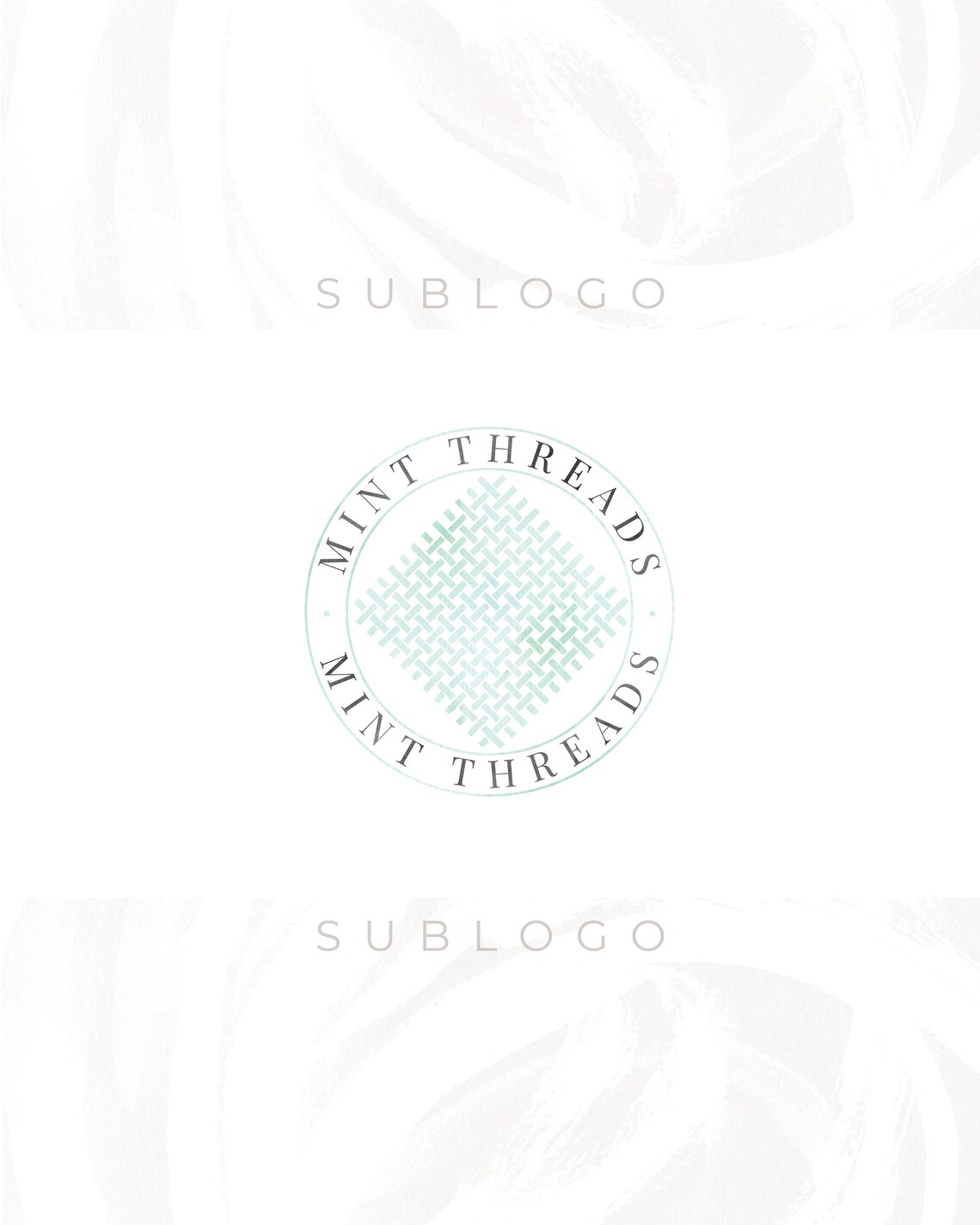 Fabric Logo Stich Logo Sewing Logo Premade Logo Custom - Etsy