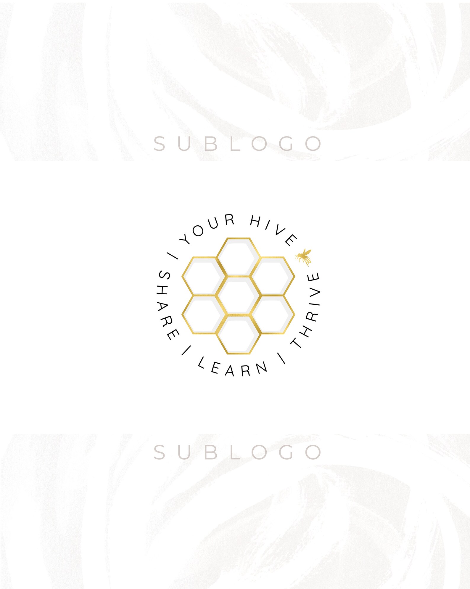 Beehive Logo, Bee Logo, Hive Logo, Honeybee Logo, Honeycomb Logo ...