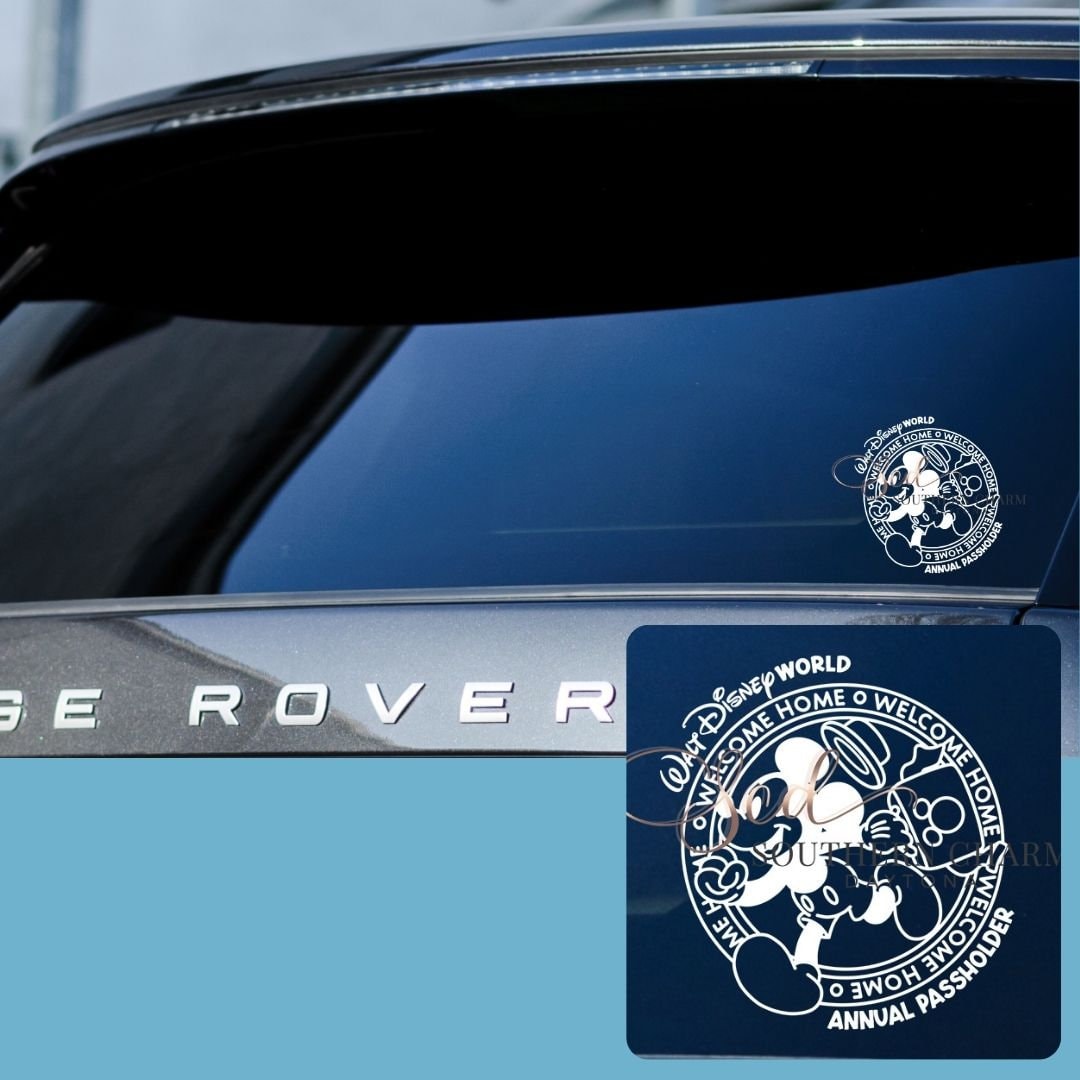 Disney Annual Passholder Car Decal | AP Car Decal | Disney Car Decal ...