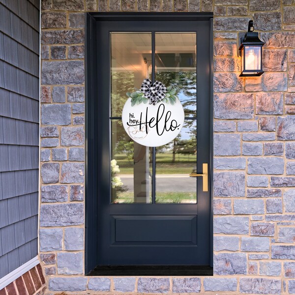 Metal Hi Sign - Etsy