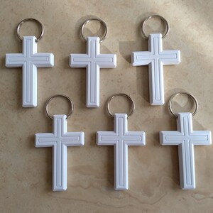 Cross Keychain - 3D Printed - Etsy