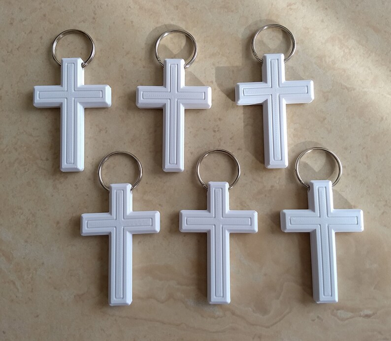 Cross Keychain - 3D Printed - Etsy
