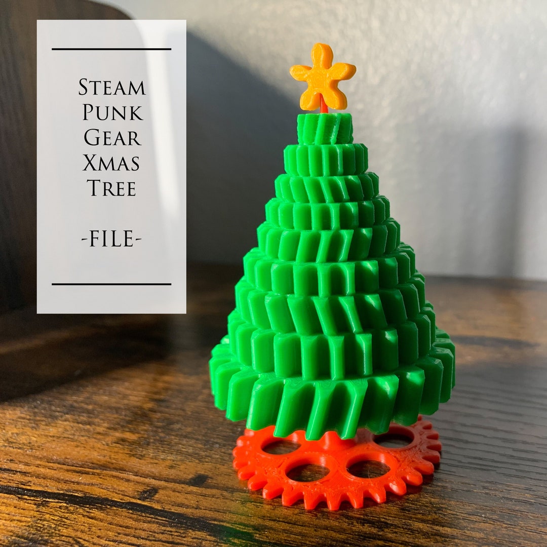 STEAMPUNK Gear Tree CHRISTMAS Decoration *STL Only* - Etsy