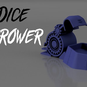 3D Printed DICE THROWER by Stlflix - Etsy