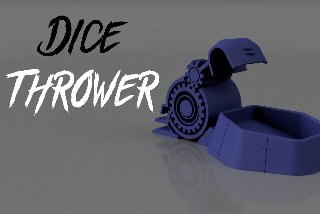 3D Printed DICE THROWER by Stlflix - Etsy