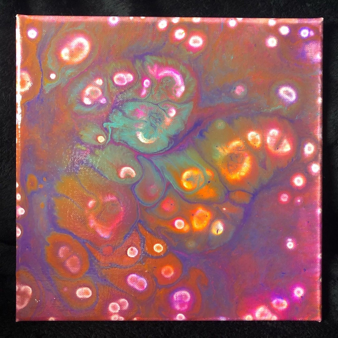 Acrylic Fluid Art Painting - "trypophobia" - Etsy
