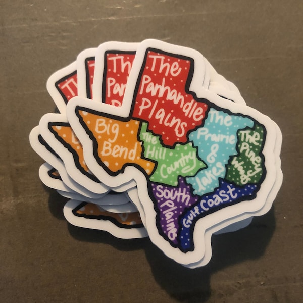Texas Sticker - Etsy