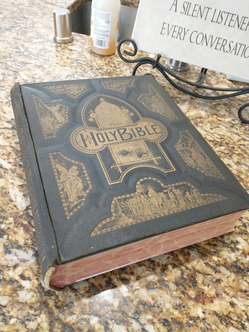 100 Year Old Vintage Antique Bible With Apocrypha in Good - Etsy