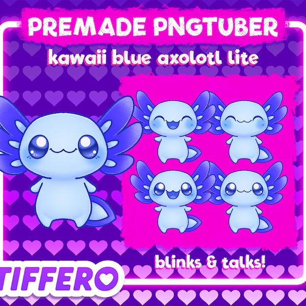 Vtuber Model Axolotl - Etsy