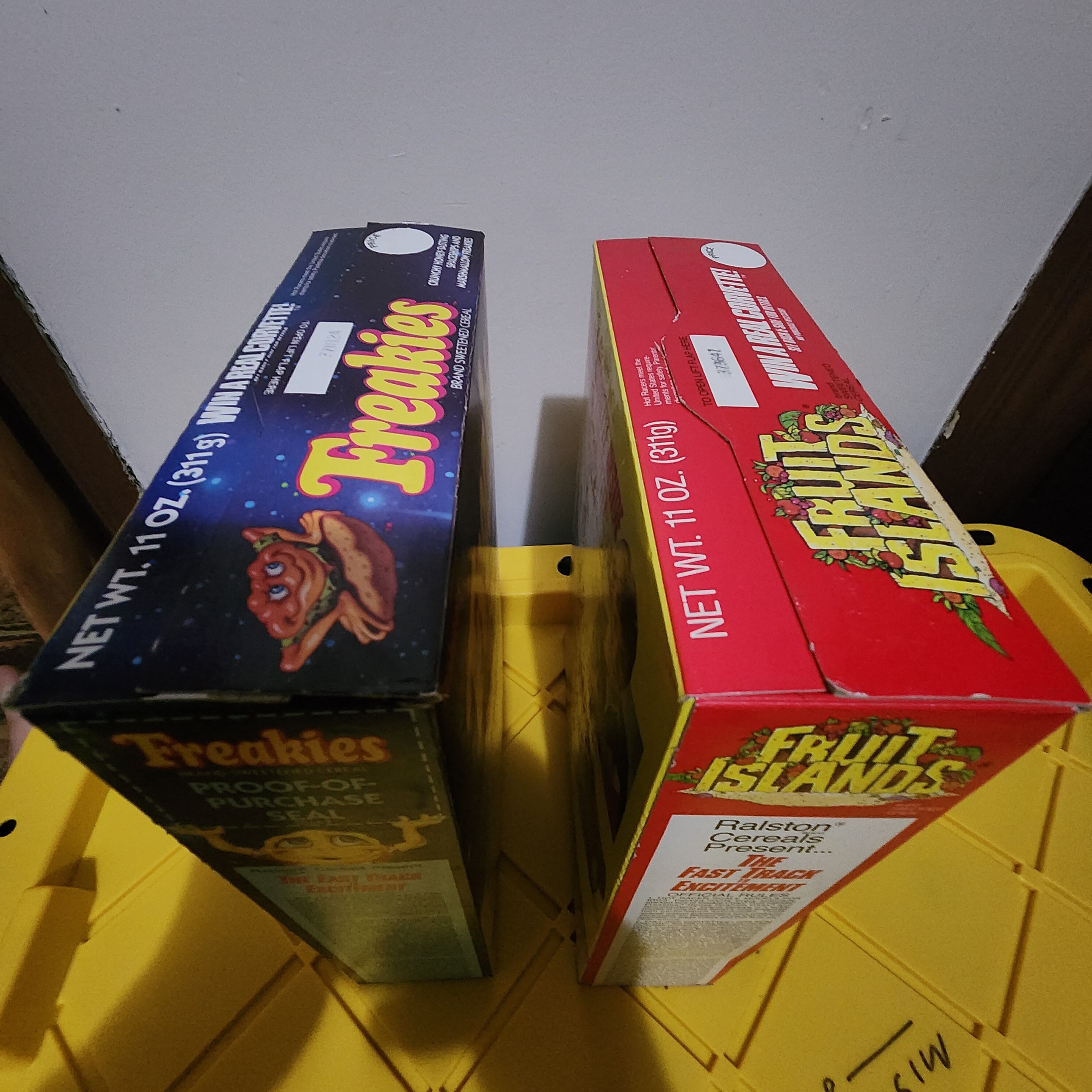 1987 Freakies & 1987 Fruit Islands Cereals - Etsy