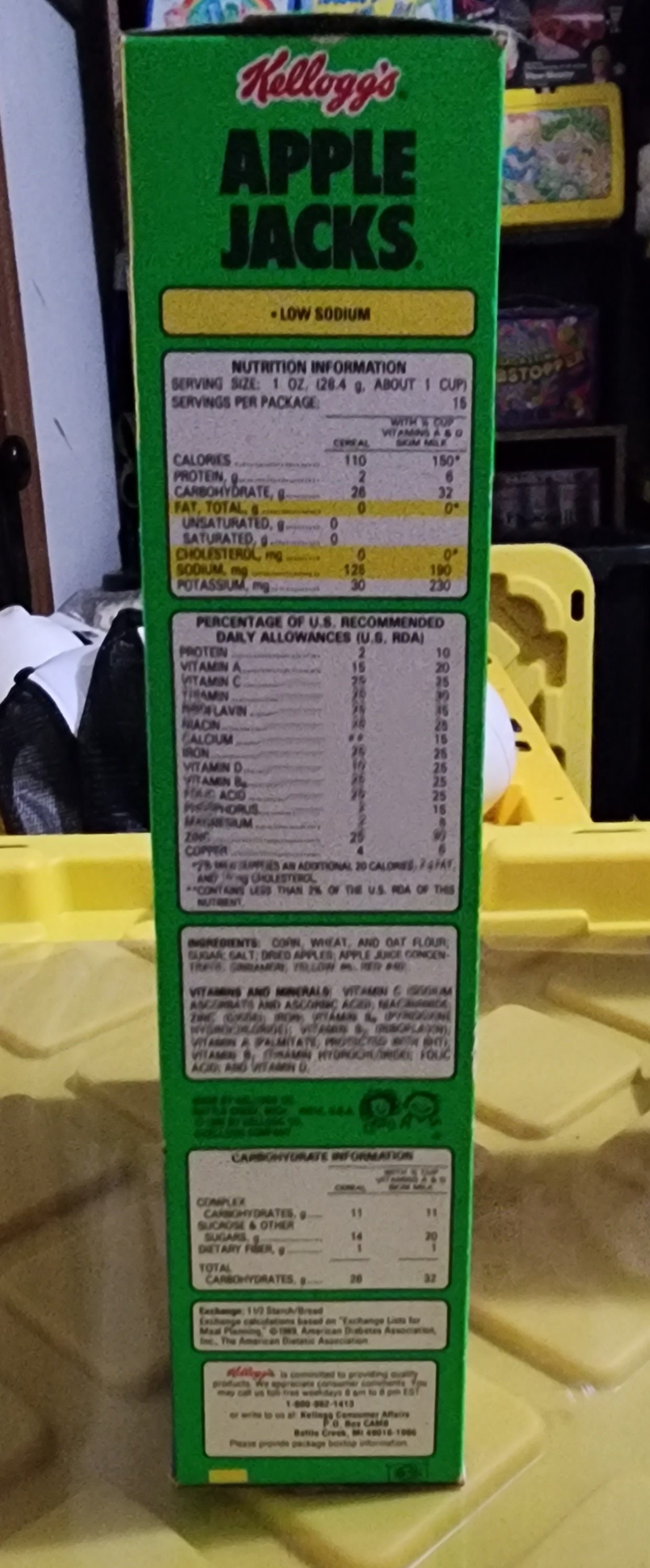 1986 Kellogg's Apple Jacks - Etsy