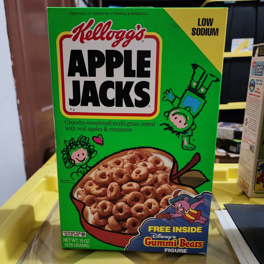 1986 Kellogg's Apple Jacks - Etsy