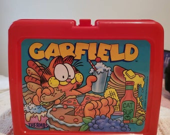 1978 Garfield Lunch Box - Etsy