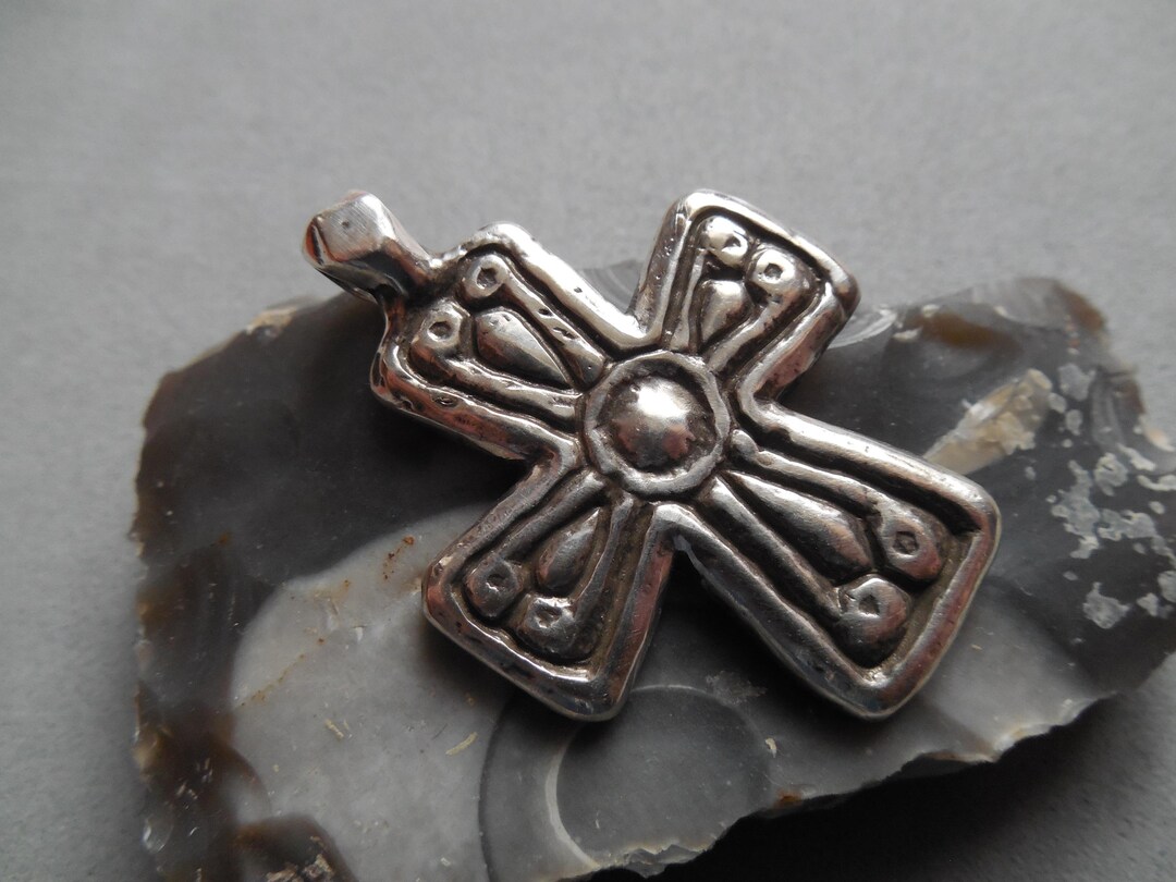 Rare Ancient Viking Silver Massive Cross, Antique Vikings Cross, Rare ...